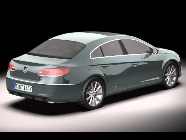 2013 Volkswagen cc 3D Model - FlatPyramid