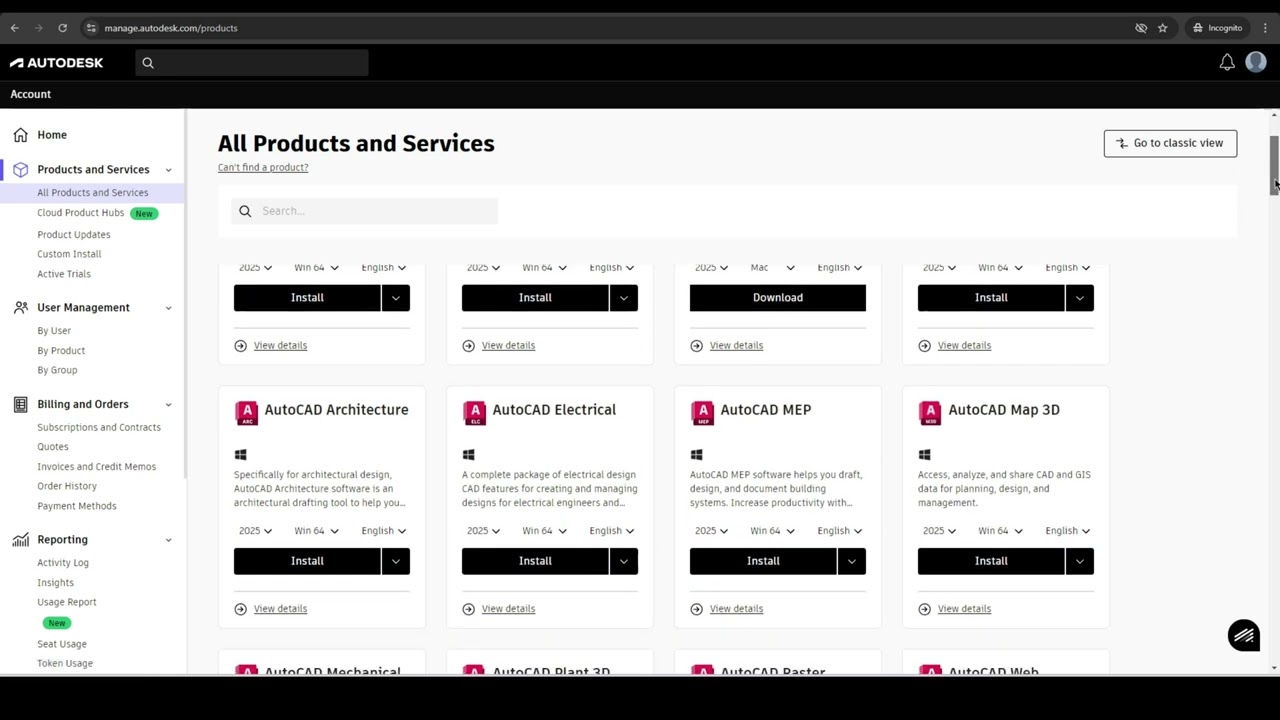 Autodesk Account - User Perspective