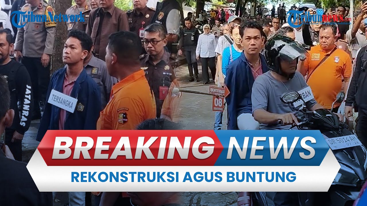 BREAKING NEWS: Rekonstruksi Kasus Pelecehan Seksual Agus Buntung, Total Korban Kini Jadi 15 ...