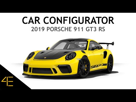 Customizing a 2019 Porsche 911 GT3 RS - CAR CONFIGURATOR