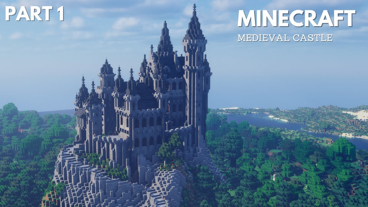 Minecraft: How to build a Medieval Castle | Minecraft Tutorial | Part 1 ...