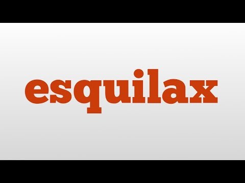 esquilax meaning and pronunciation