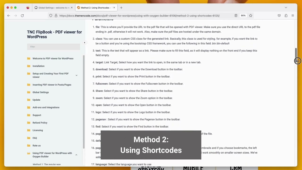 Use PDF viewer for WordPress with Oxygen Builder | TNC FlipBook