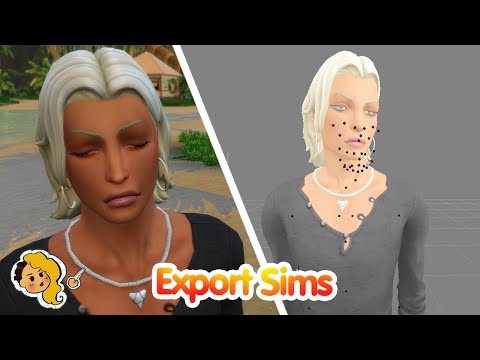 How to Export The sims 4 and Import into Blender FAST and EASY