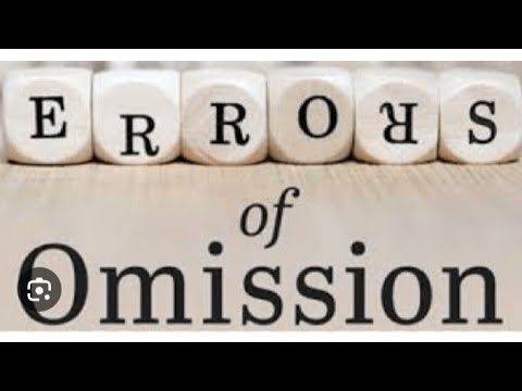 Error of Omission
