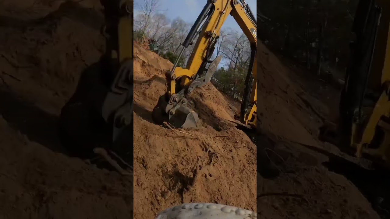 Transforming Steep Hill Into￼ Road #shorts #construction