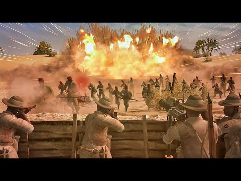 Final Defense At Barkasan | Italian Invasion Of British Somaliland | Cinematic