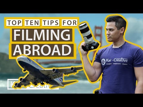 Event Filming Abroad | Travel Filming TOP TEN TIPS| Kaicreative | Freelance Filmmaker