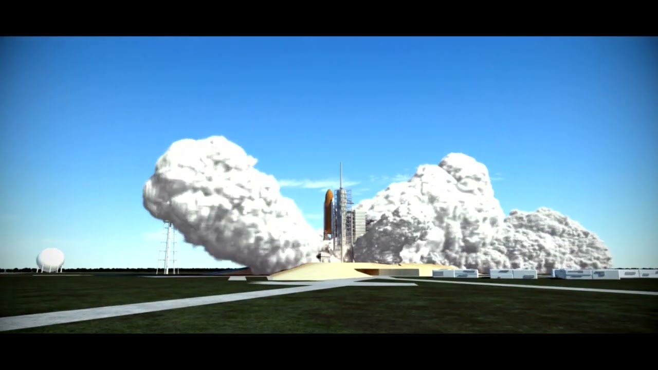 3d Shuttle Launch  2009 by Eldridge Felder