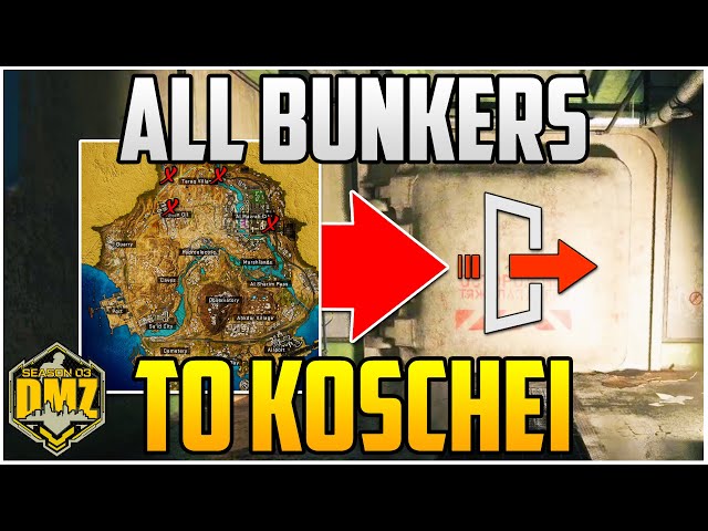 Warzone 2 DMZ guide: All Bunker entrances to Koschei Complex