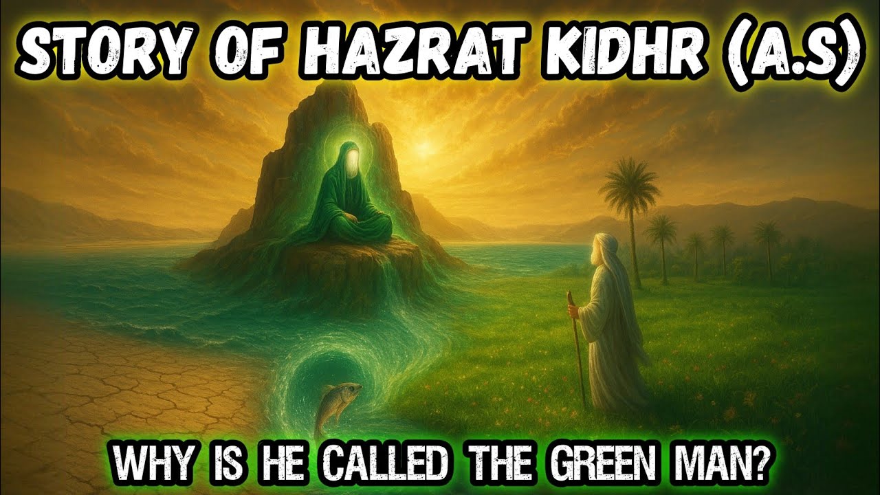 How Prophet Khidr Was Nicknamed Green Man: Musa AS & Al-Khidr's Mysterious Journey | Surah Al-Kahf