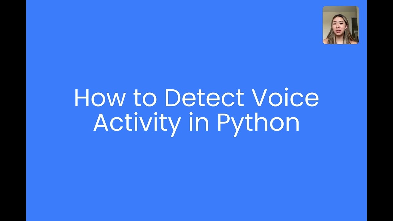 How to: Detecting Voice Activity with Cobra Using Python