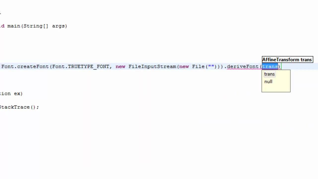 Java Tutorial - Load Font From File [60 Seconds]