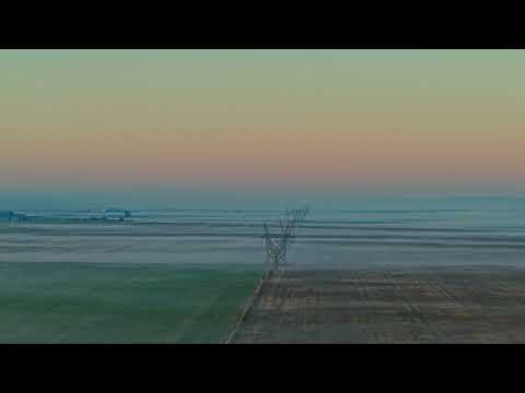 Prairie fog - Beautiful drone clips near High River, AB