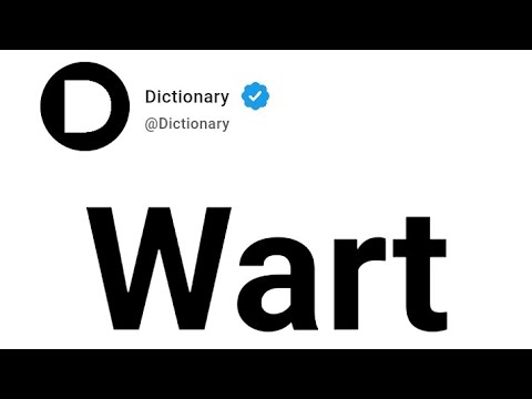 Wart Meaning In English