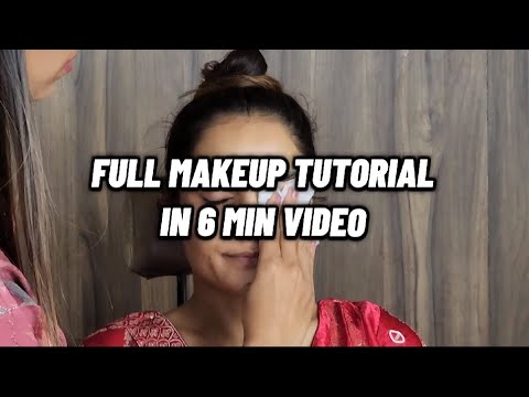 Easy Makeup Tutorial in 6 min | Complete video | Prsalonacademy