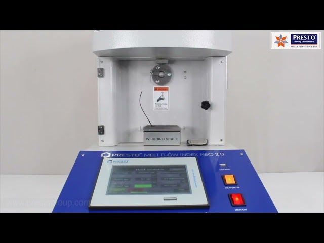 Polymers Testing Instruments - Melt Flow Index Tester - NEO 2.0 ...