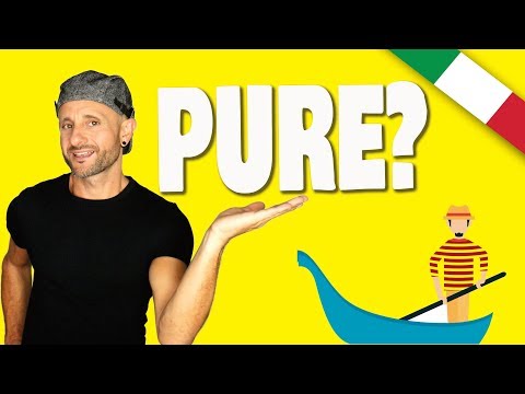 PURE IN ITALIAN MEANS... - How to Say "Also" in Italian | Italian Language Expressions