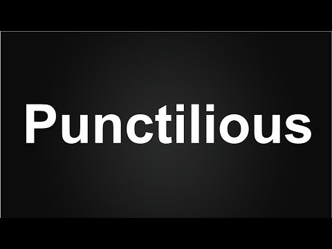 Punctilious Meaning in Urdu, Punctilious Meaning in Hindi, How to Pronounce Punctilious
