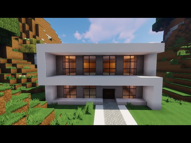 Minecraft | How To Build an Easy Modern House (#3) Minecraft Map