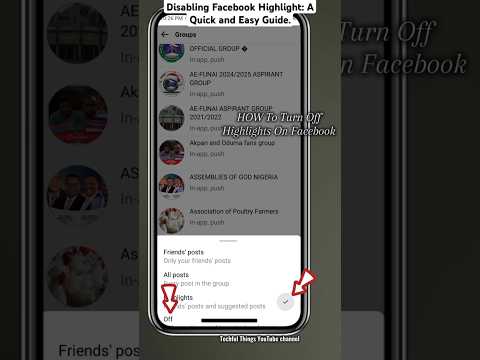 Disabling Facebook Highlight: A Quick and Easy Guide.
