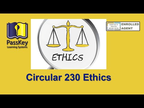 PassKey EA Review Circular 230 Regulations (2 Hr. Course)