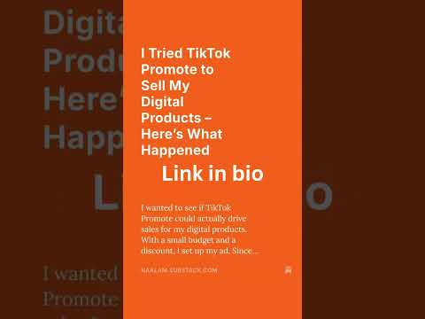 Tik Tok promote feature did me dirty (review)