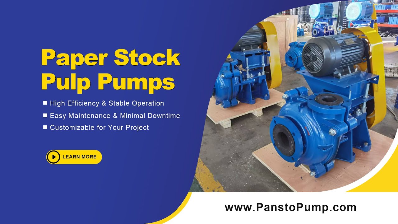 Paper Stock Pulp Pumps | Reliable Pumps for the Paper Industry