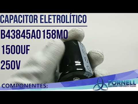 Capacitor Eletrolítico 1500uf 250V 35x45mm- Fornell