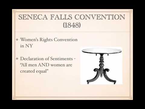 US Regents Review: Video #18: Women’s Rights And The Seneca Falls Convention