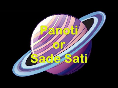 Sade-sati or panoti - the most challenging time in your life.
