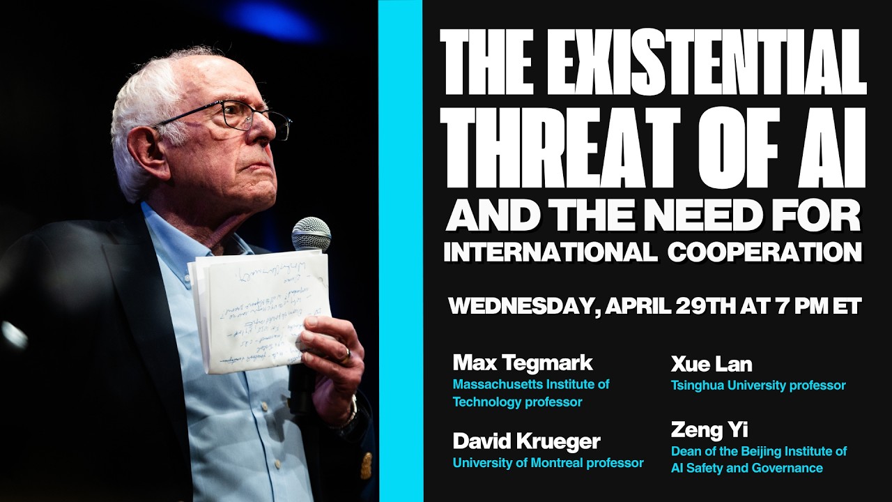 LIVE: The Existential Threat of AI and the Need for International Cooperation