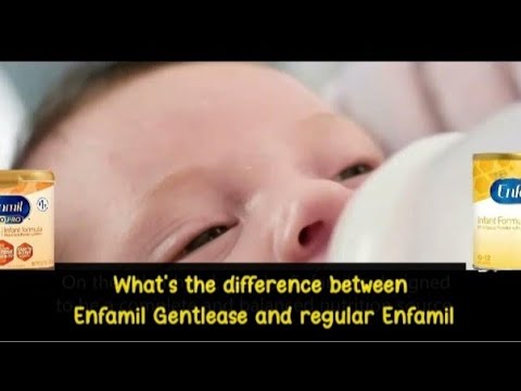 What's the difference between Enfamil Gentlease and regular Enfamil