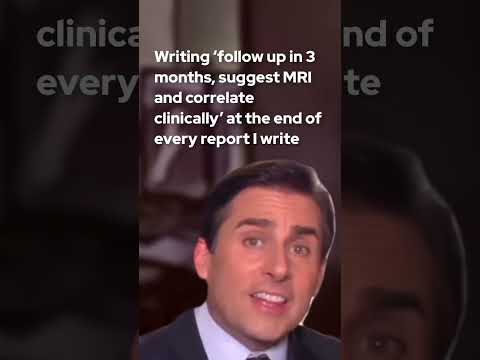 Good luck training AI to write all of that at the end of a radiology report #radiologist #medical