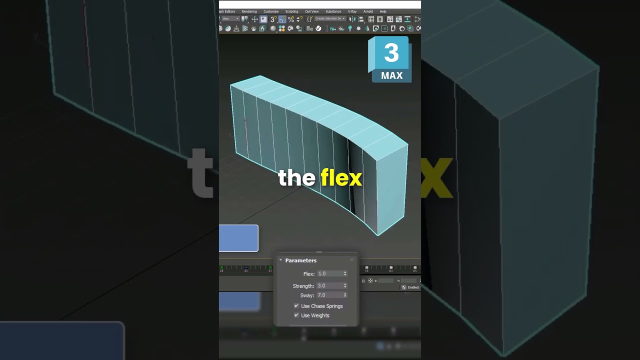 Add Realistic Motion to 3ds Max Models: Flex Modifier for Dynamic Animation!