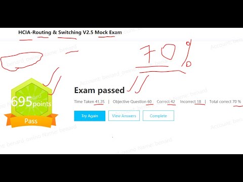 HCIA Exam Questions and Answers 2021 | Routing & Switching V2.5 Mock Exam