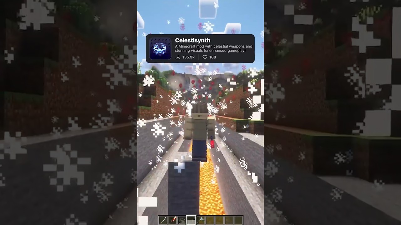Celestisynth 😳 #minecraft #celestisynth #mod