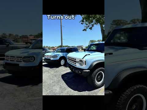Cocoa Ford has the Bronco Heritage Limited Edition and the Bronco Sport Heritage Edition