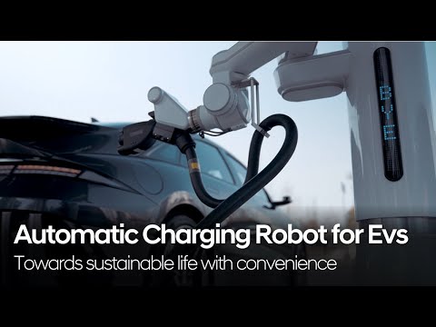 Hyundai/Kia Develop a Robot for Hands-Free EV Charging