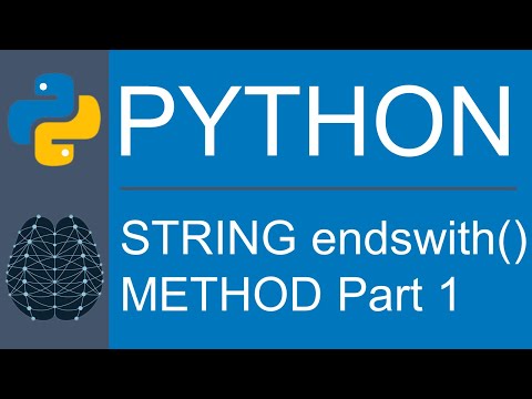 Python | Data Type | String | endswith() Method Using String Suffix & Start Parameter