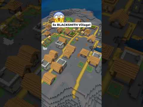 BEST Minecraft 1.20 BLACKSMITH VILLAGE Seed #shorts
