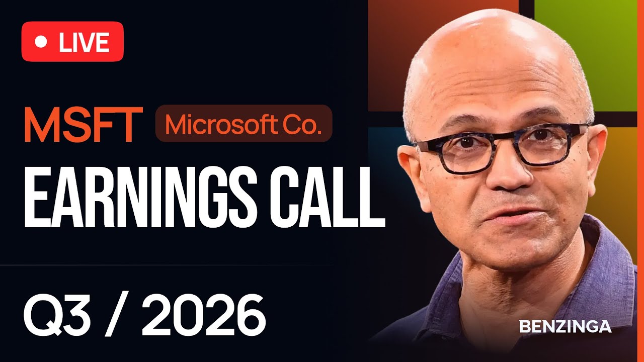 Microsoft Q3 FY26 Earnings Call | $MSFT | 🔴 WATCH LIVE