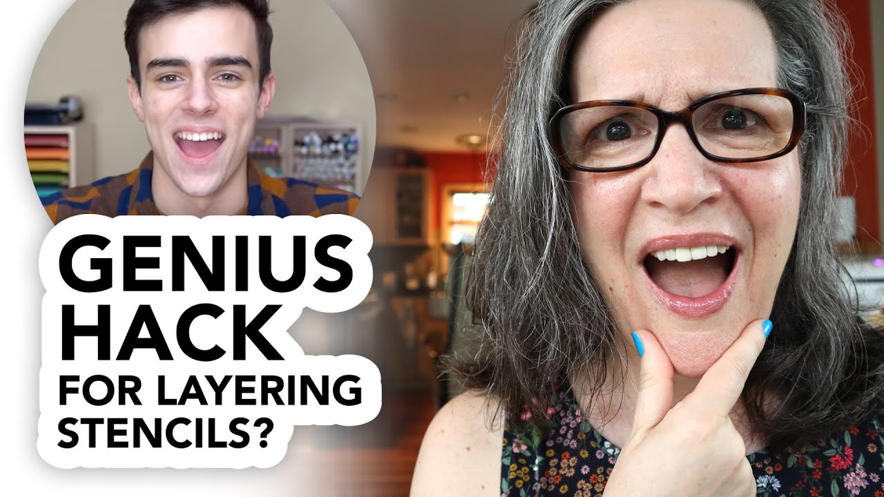 Testing out a genius layering stencil hack from Simon Hurley. Will it work?