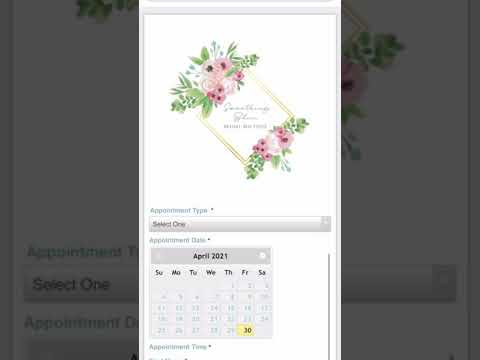 How to request your bridal appointment at Something Blue