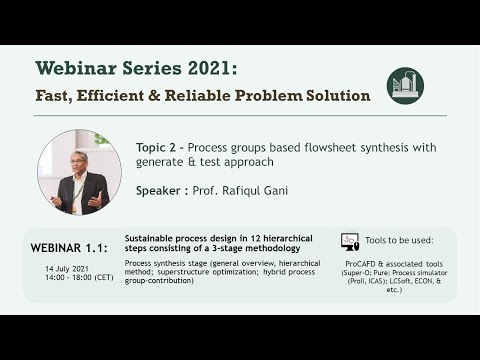 Process synthesis: Group contribution approach
