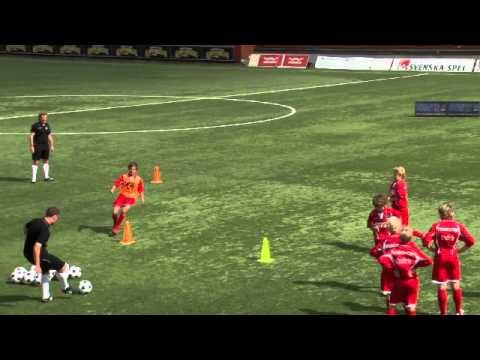 Duel 1 contre 1 et vitesse avec ballon | Footballcoach Vidéos