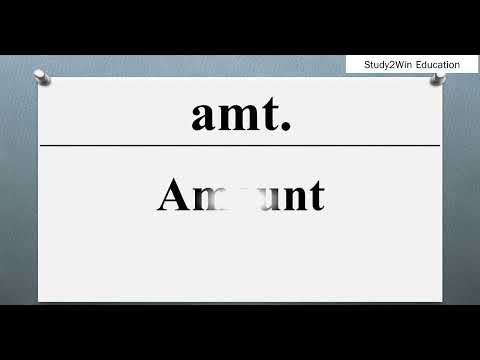 amt ka full form l Full form of amt