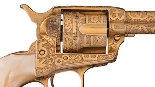 Cole Agee Engraved Colt Model 1877 22RF Converted Revolver | Rock ...