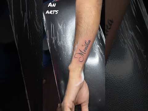 Monika Name#tattoo #tattoolover #short #shorts #shortvideo #youtube #viral #ytshorts #art #trending