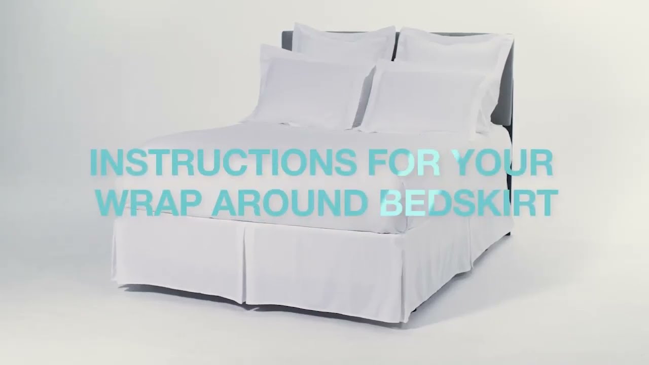 Wraparound Bed Skirt Instructions